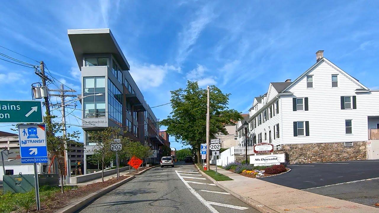 US Route 202 northbound from Morristown to Wayne NJ - YouTube