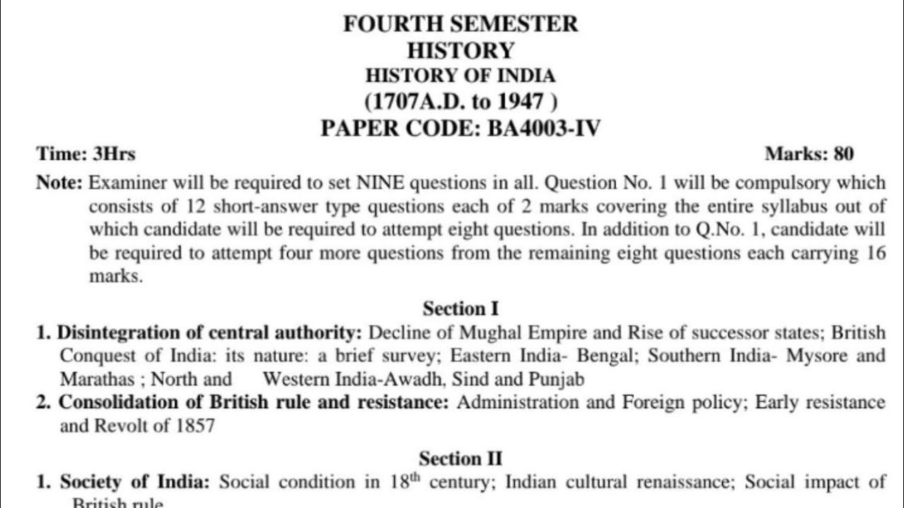 English 4th sem syllabus BA Distance Mdu(Pardeep Langyan) - YouTube