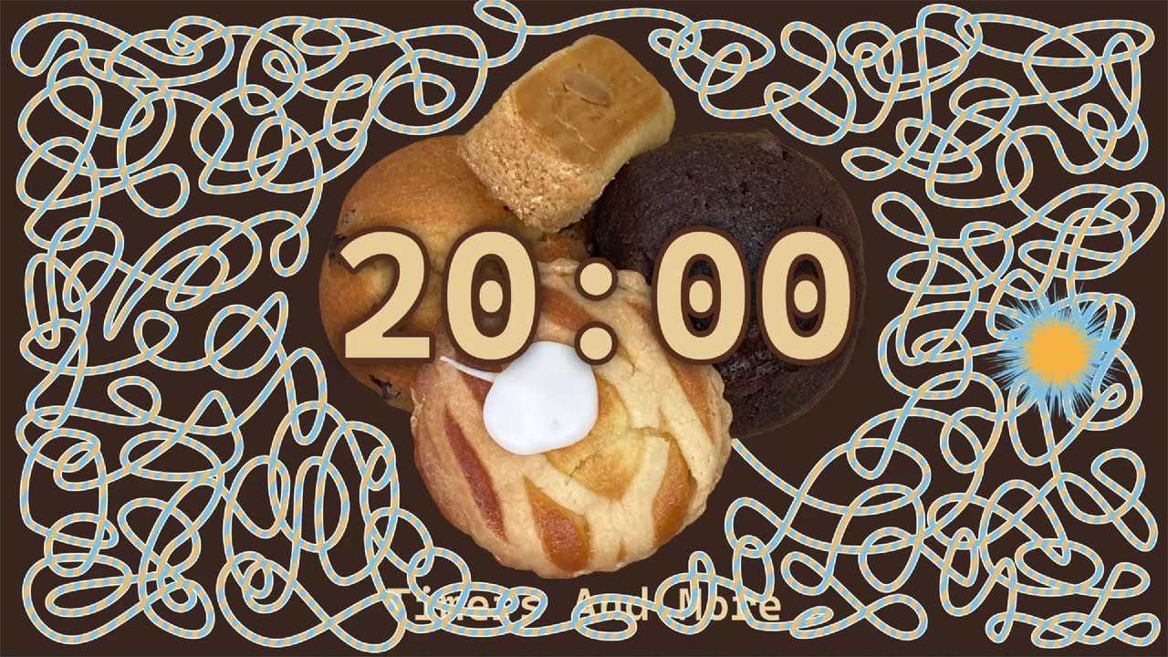 20 Minute Cookie Countdown Timer Bomb 🍪💣 | Perfect for Focus and Study ...