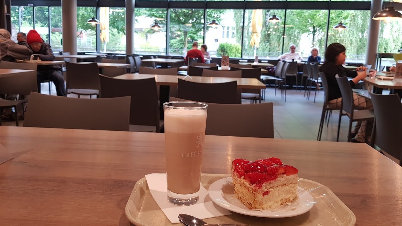 Cafe time on wednesday afternoon Delemont Swiss May 24 2023 - YouTube
