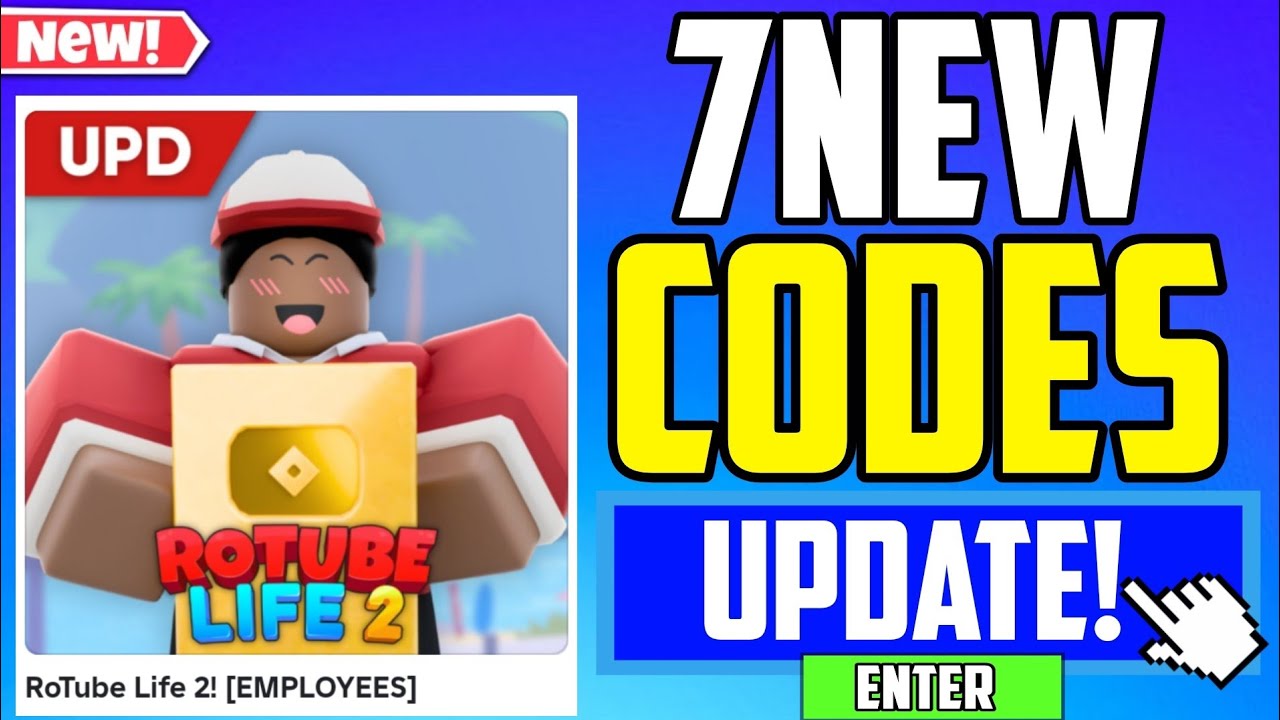 *SECRET UPDATE!* | Rotube Life 2 CODES 2025 (ROBLOX Rotube Life 2)Part ...