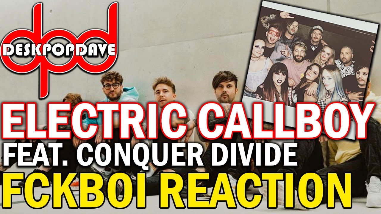 GAMER REACTS TO ELECTRIC CALLBOY FEAT. CONQUER DIVIDE- FCKBOI (OFFICIAL ...