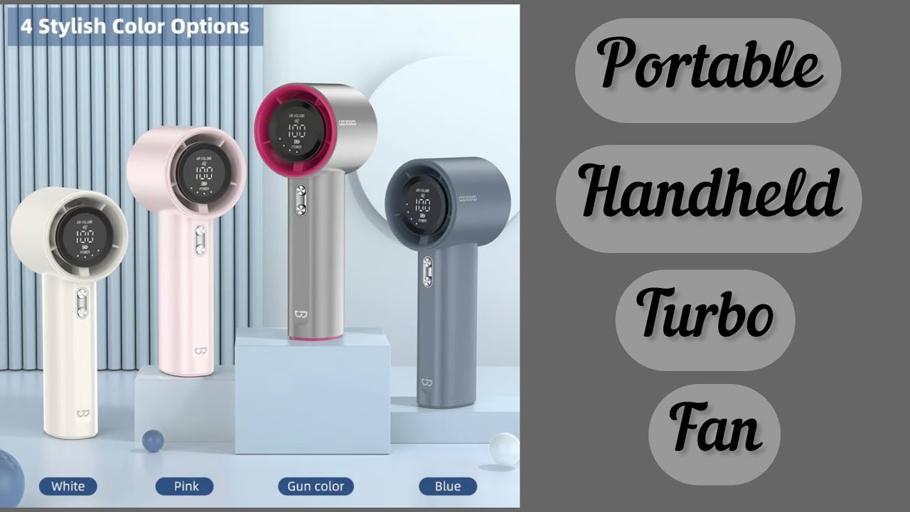 Goojodoq turbo jet mini fan/how to use/Honest Review/Goojodoq Turbo Fan ...