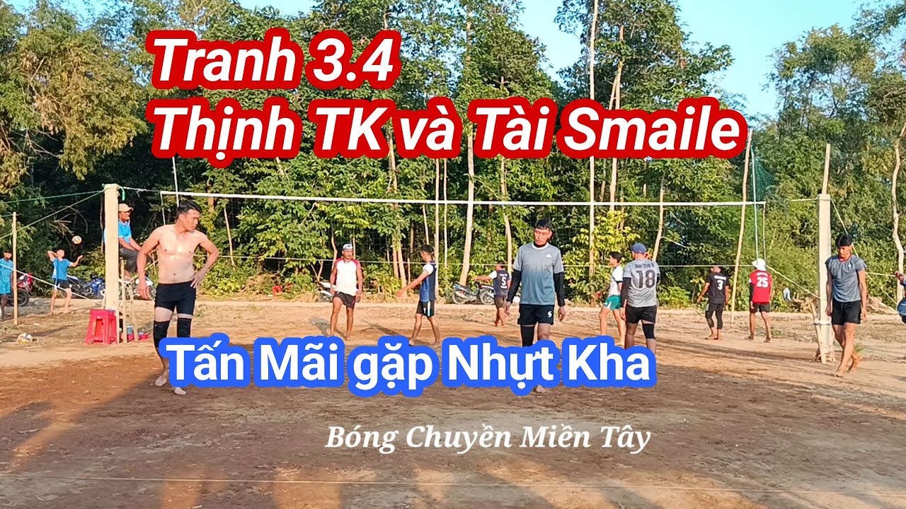 Tranh 3.4 giữa Thịnh TK và Tài Smaile II Bóng Chuyền Miền Tây - YouTube