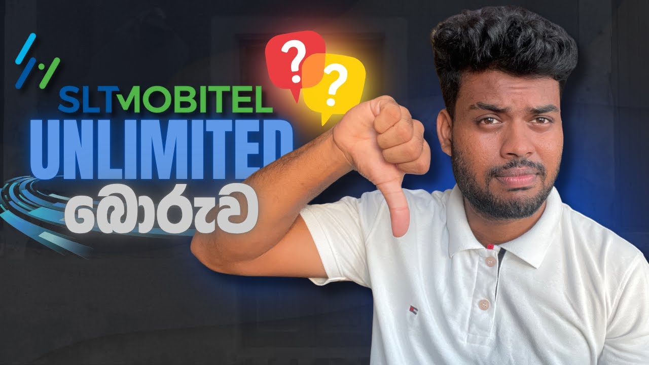 SLT Fiber unlimited බොරුව ! - YouTube