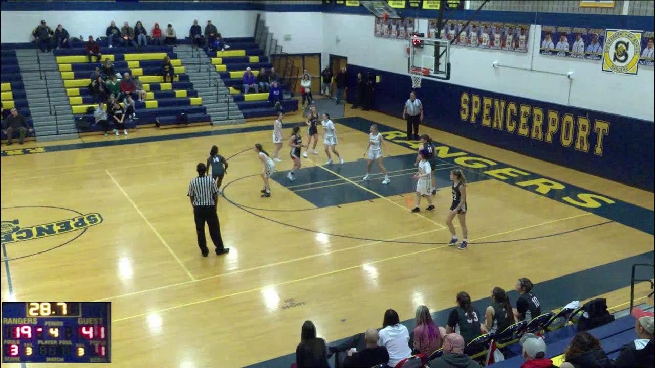 Spencerport High School vs Canandaigua Academy High School Womens Varsity Basketball - YouTube
