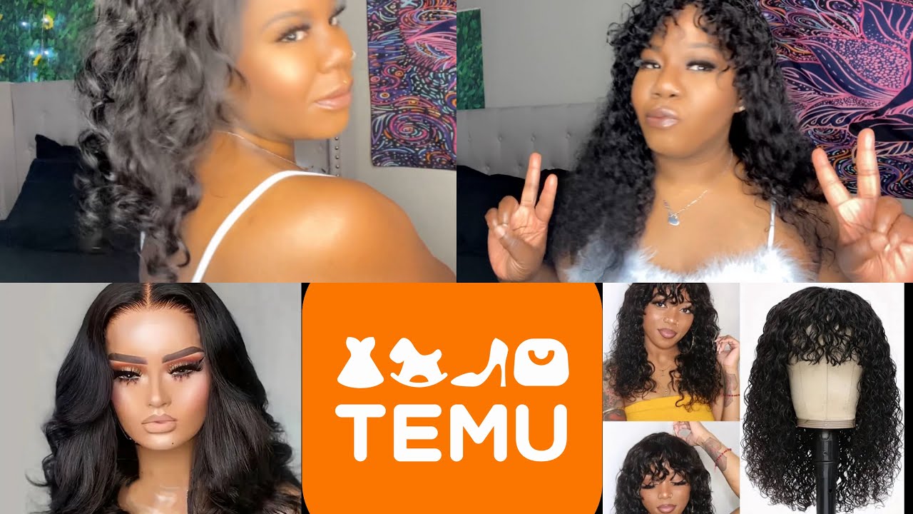 TEMU GLUELESS WIG REVIEW: WHAT I ORDERED VS WHAT I GOT - YouTube