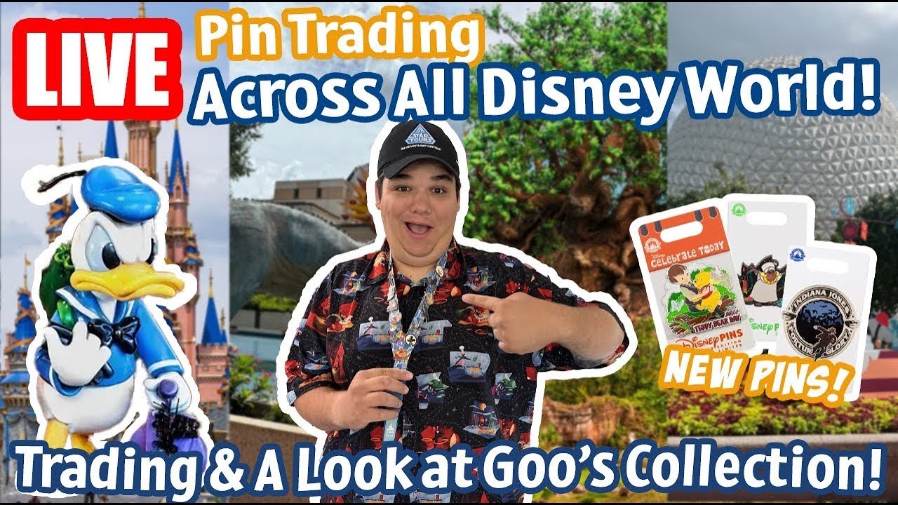 🔴Live: Searching for Pins at Disney World - Goo vs Matt & Hidden ...