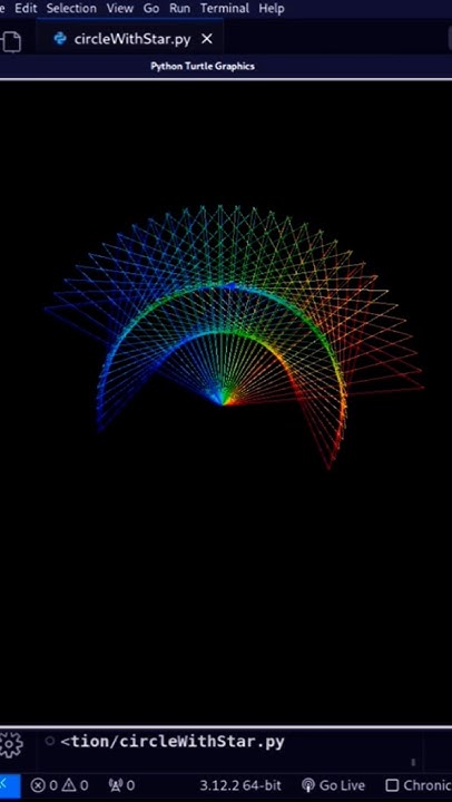 Amazing python turtle 🐢 graphics #codinglover #shorts - YouTube