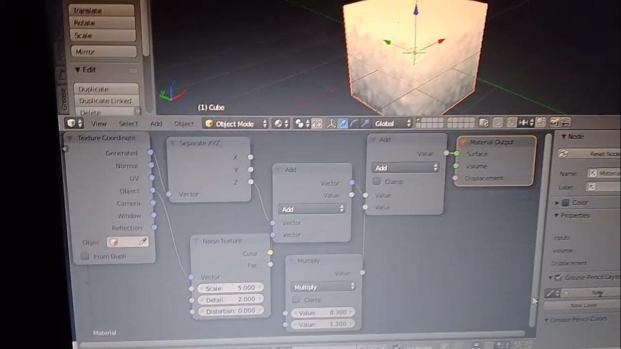 Creating layered texture in blender app - YouTube
