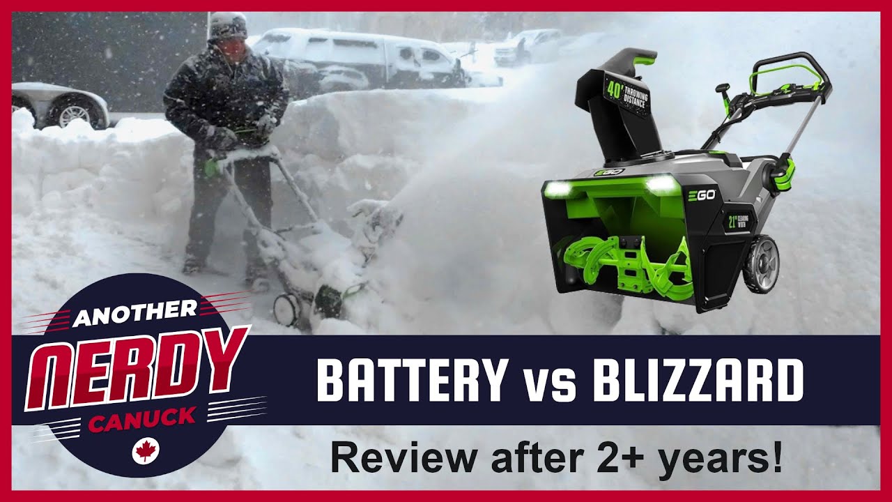 Ego Electric Snowblower Blizzard Challenge! - YouTube