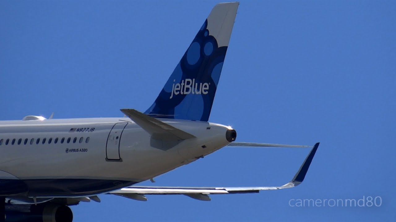 It Takes Blue to Tango | Jetblue Sharklets Departure | Airbus A320 ...