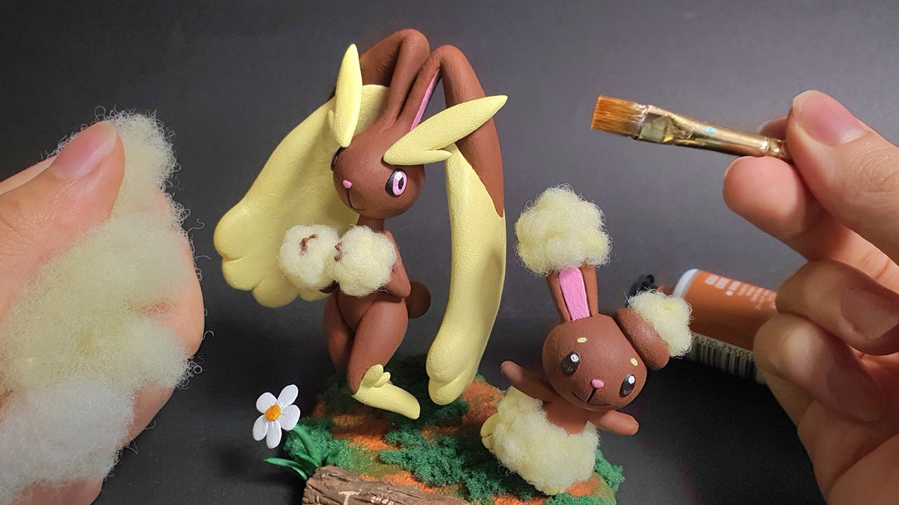 Sculpting Buneary and Lopunny | Pokemon - YouTube