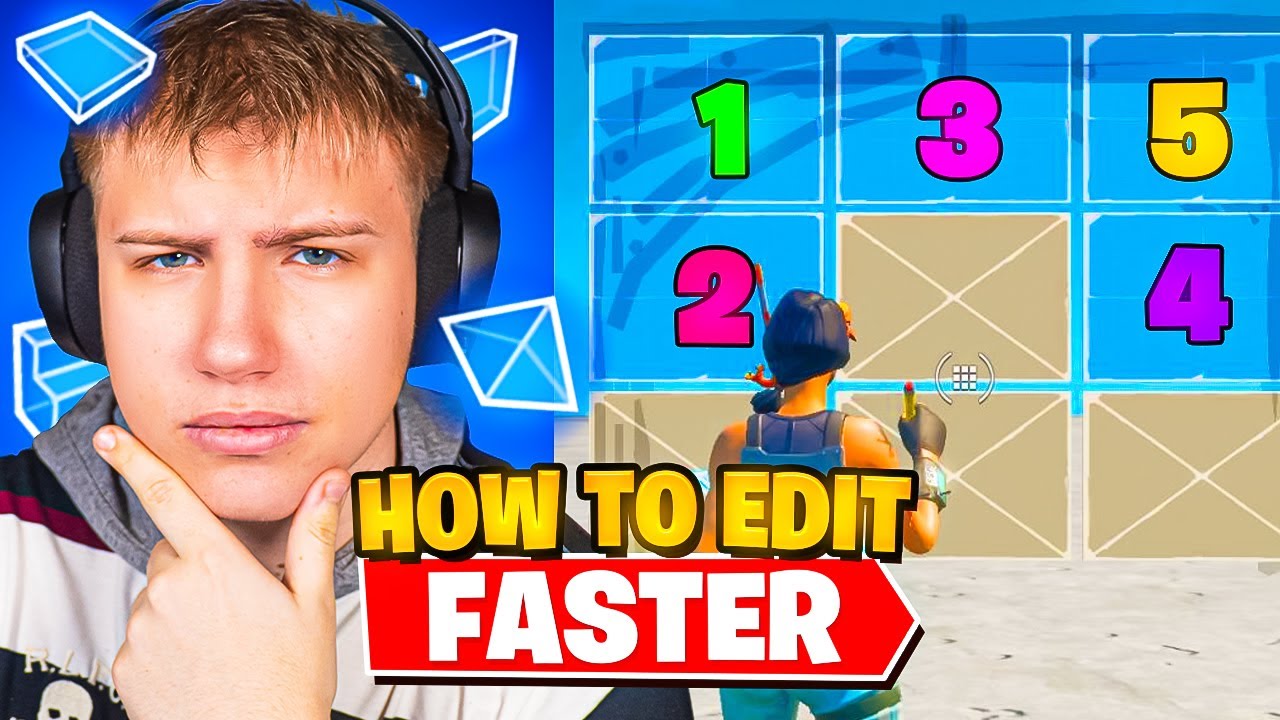 SECRETS How to EDIT FASTER in Fortnite!! - YouTube
