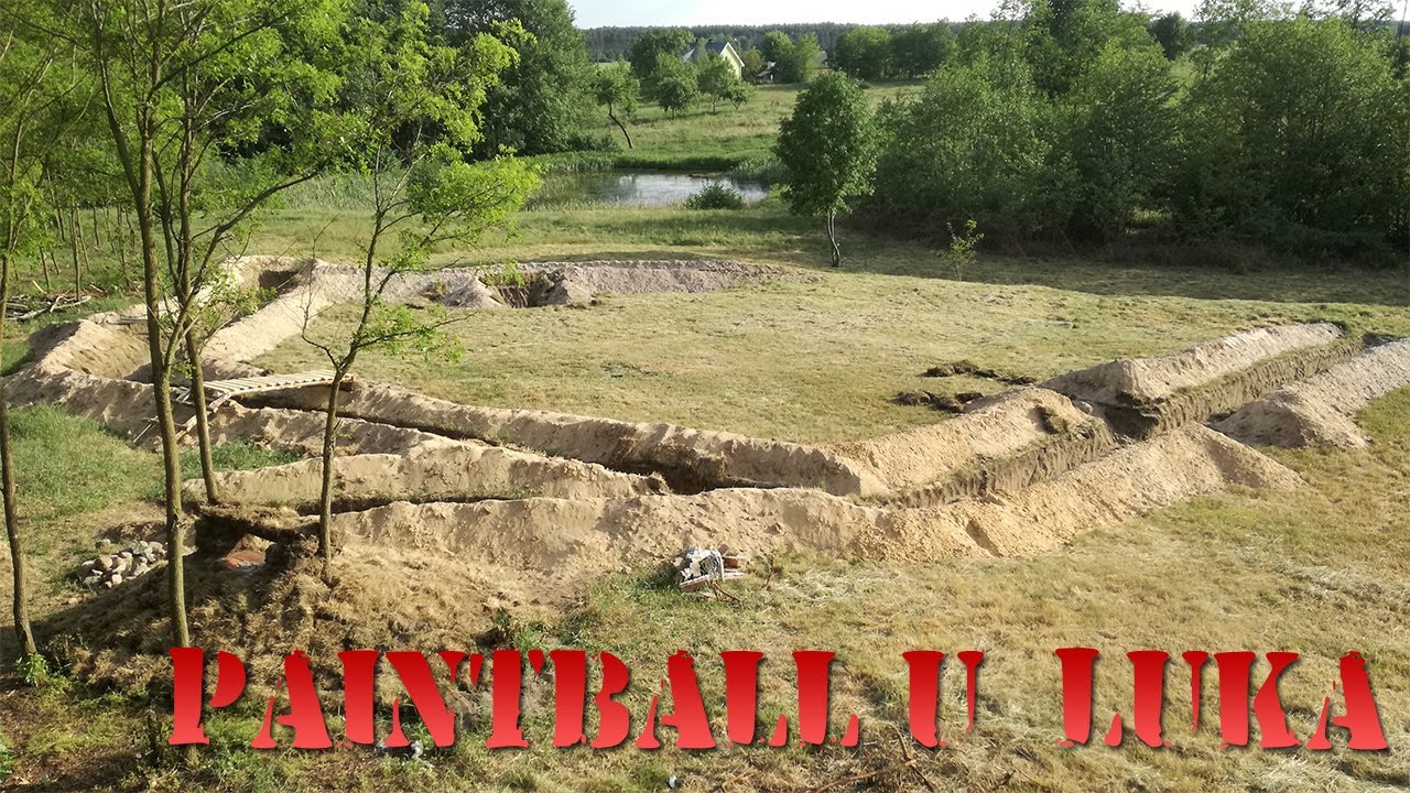 Pole Paintball - Okopy na ukończeniu - Asim Games - YouTube