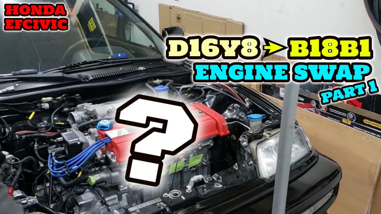 ||HONDA EF9/ED7 CIVIC & CRX|| It's Finally Happening!🙌🏼 ENGINE SWAP ‼️⚡ ...