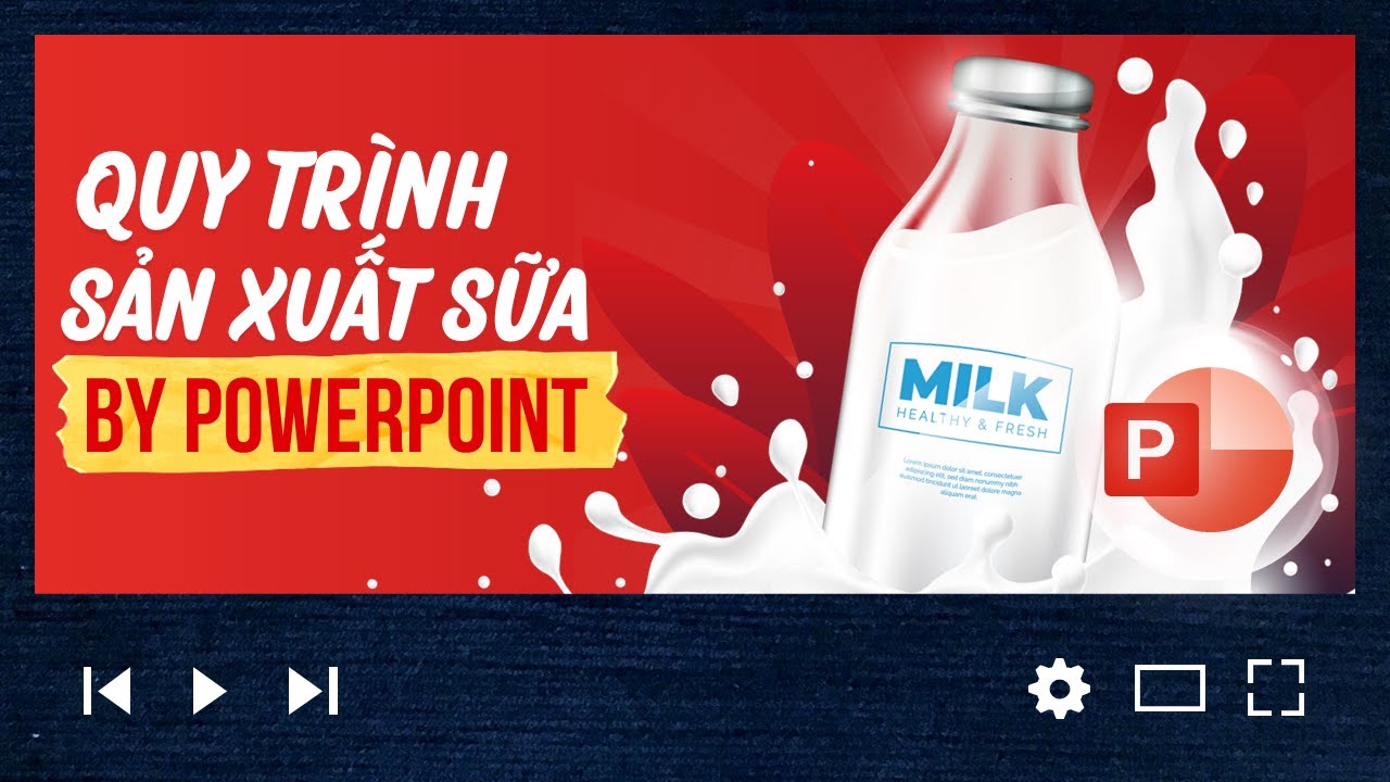 Motion Graphics Powerpoint Animation tuyệt đỉnh về Sữa / Khóa học # ...