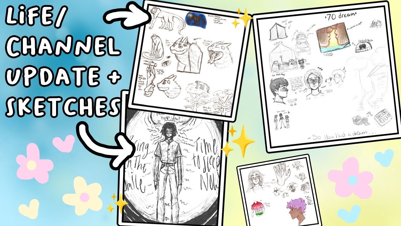 Life/Channel Update🍂+ Sketches - YouTube