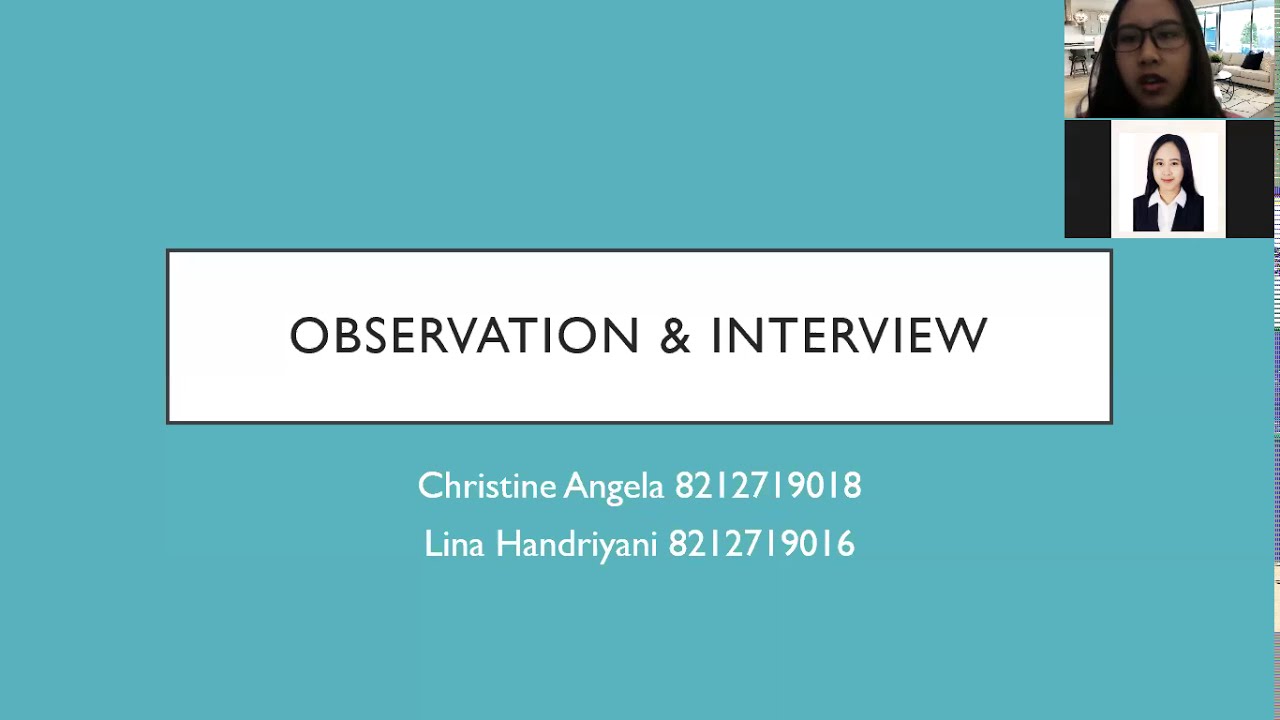 Types of Instrument - Observation & Interview - YouTube