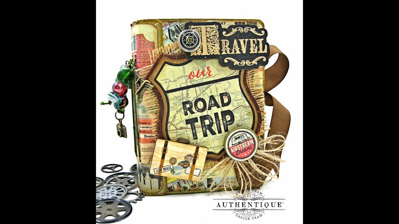 Authentique Roadtrip Passport Style Mini Album Authentique Pastime by ...