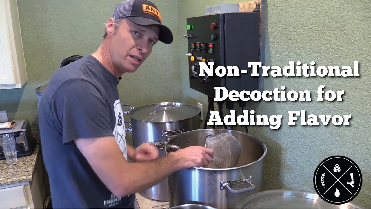 *BREW DAY* Non Traditional Decoction Mashing for Adding Flavor - YouTube