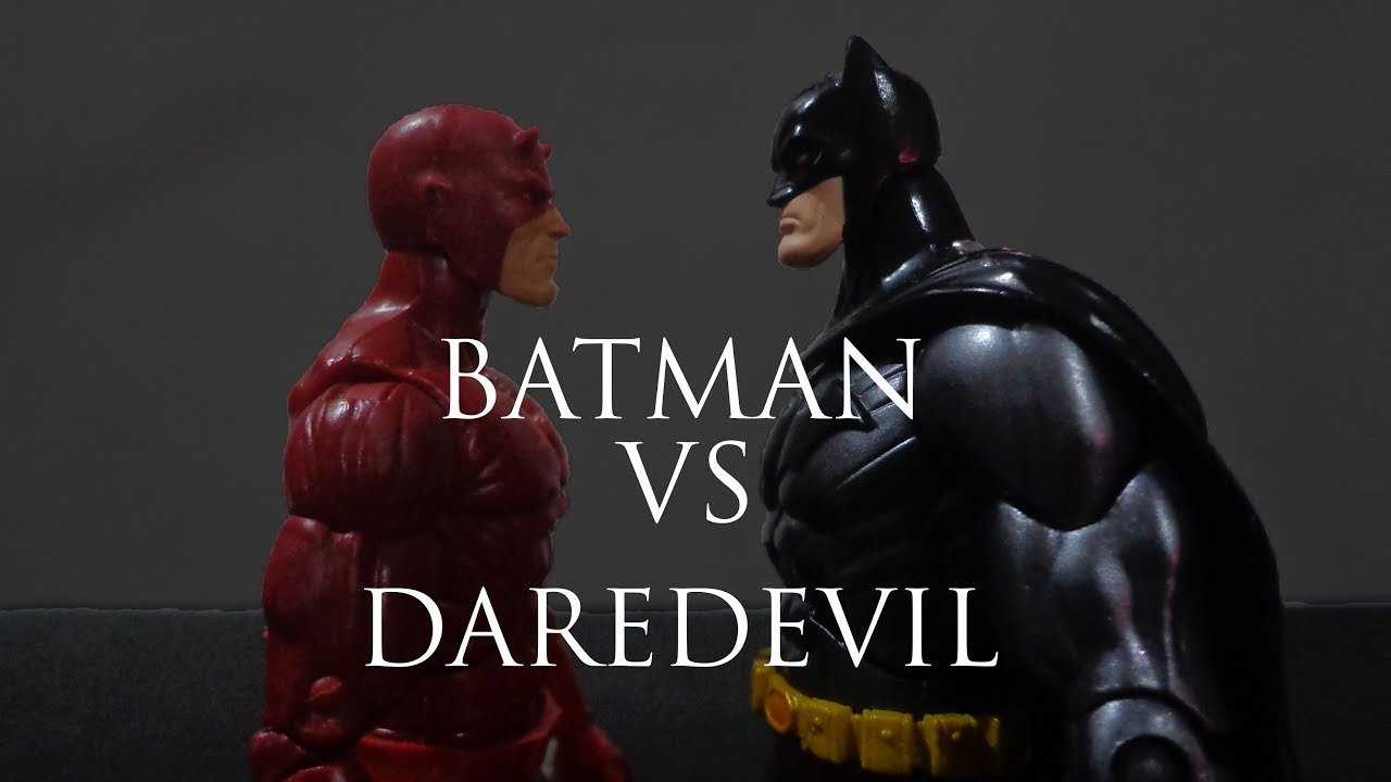 Daredevil vs Batman (STOP MOTION) - YouTube