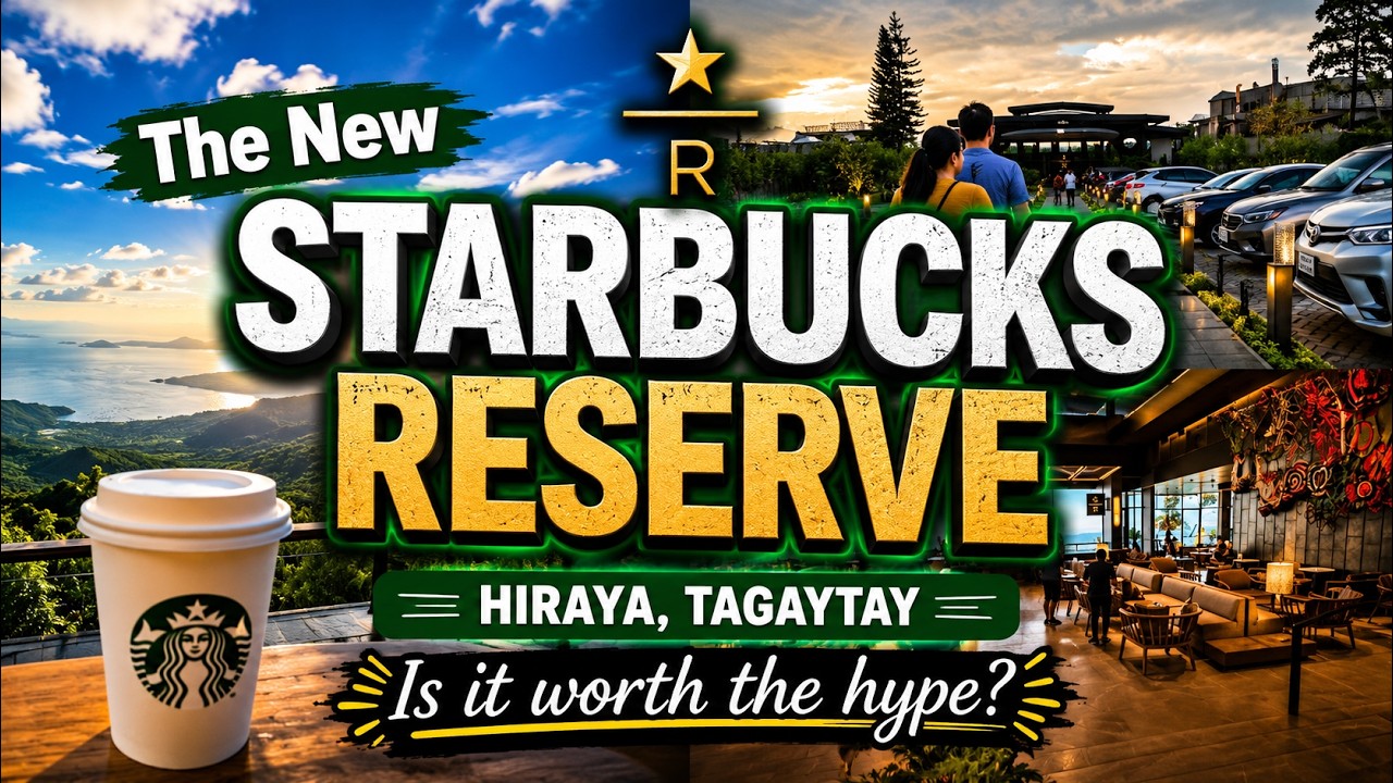A visit to the New Starbucks Reserve Hiraya Tagaytay | Worth the hype ...