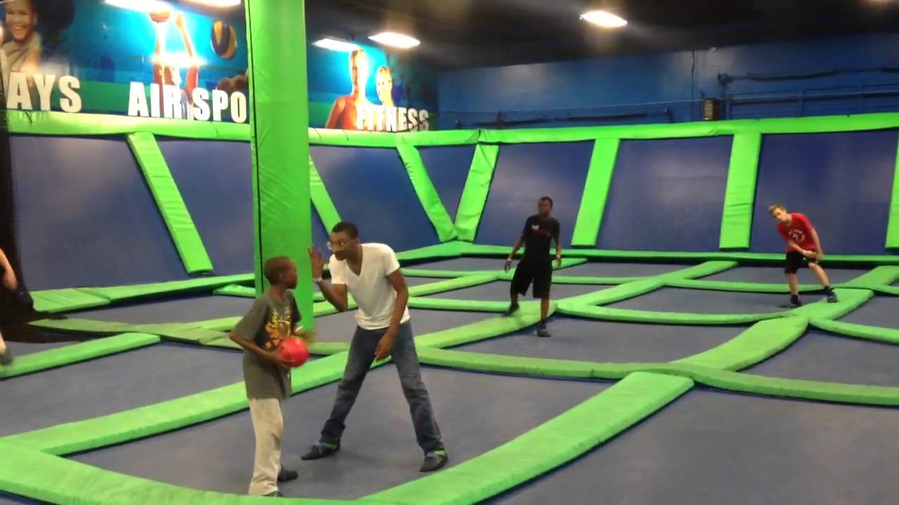 Trampoline Football - YouTube