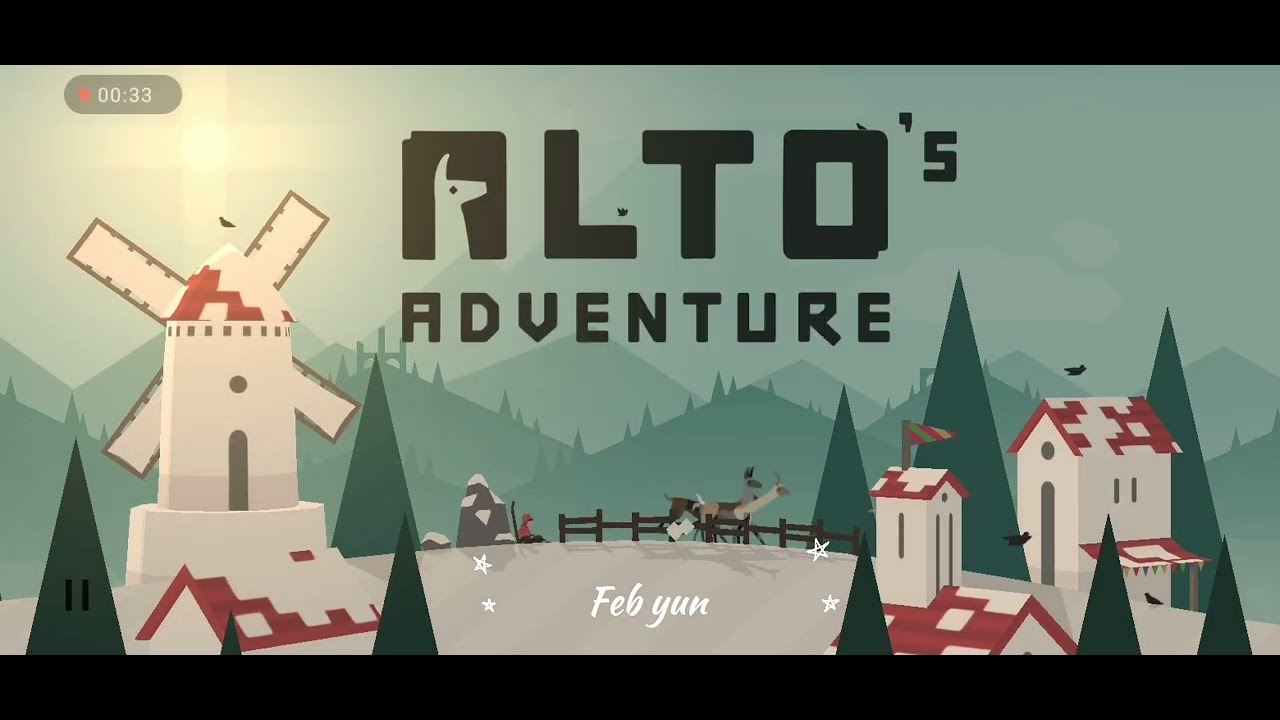 Alto Adventure 🌈 game in 👀 level 01 🔥complete // gamer // febarmy ...