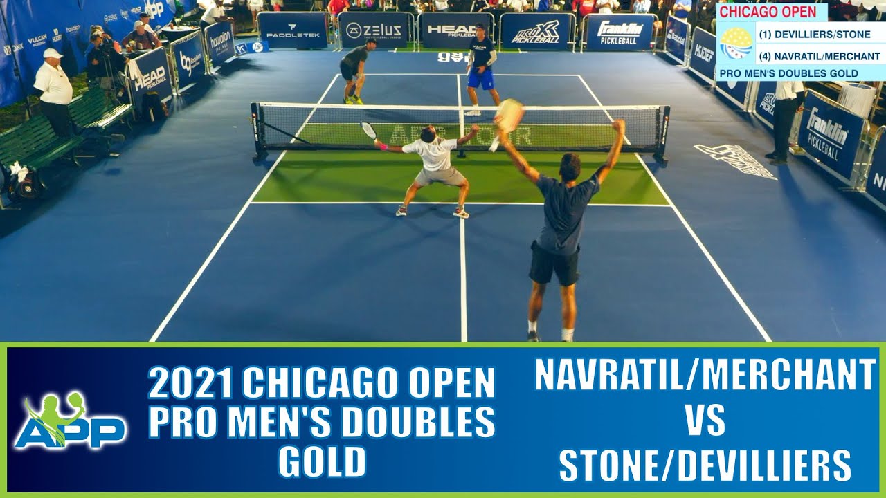 APP Chicago Pickleball Open Pro Men’s Doubles Gold: Navratil/Merchant ...