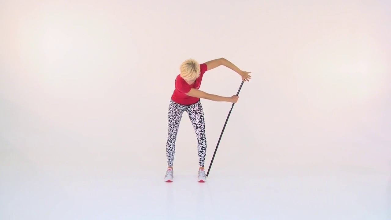 Gymstick Stretching Stick - Fitwinkel - YouTube