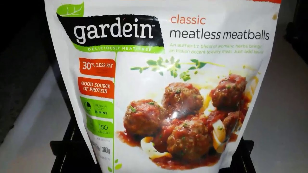 Vegan Gardein Meatless Meatballs (Meatless Monday) 😍😍😍 - YouTube