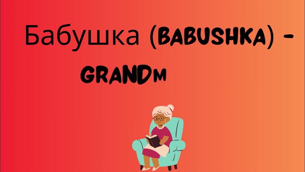 Learn Family Members in Russian/ Learn Russian. Russian for beginners ...