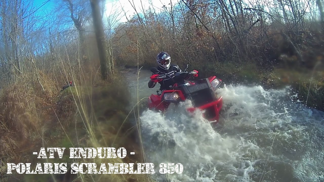 ATV ENDURO - POLARIS SCRAMBLER 850 XP - YouTube