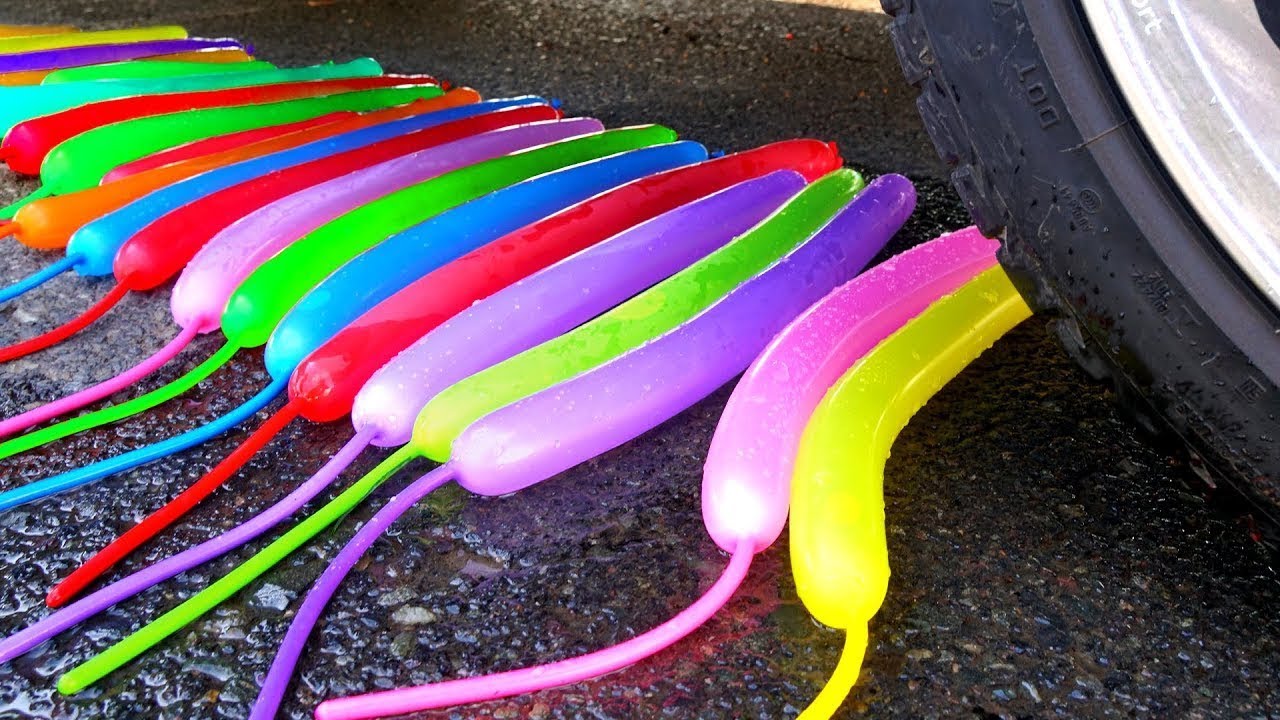 Crushing Crunchy & Soft Things by Car! EXPERIMENT CAR vs Big 20 ...