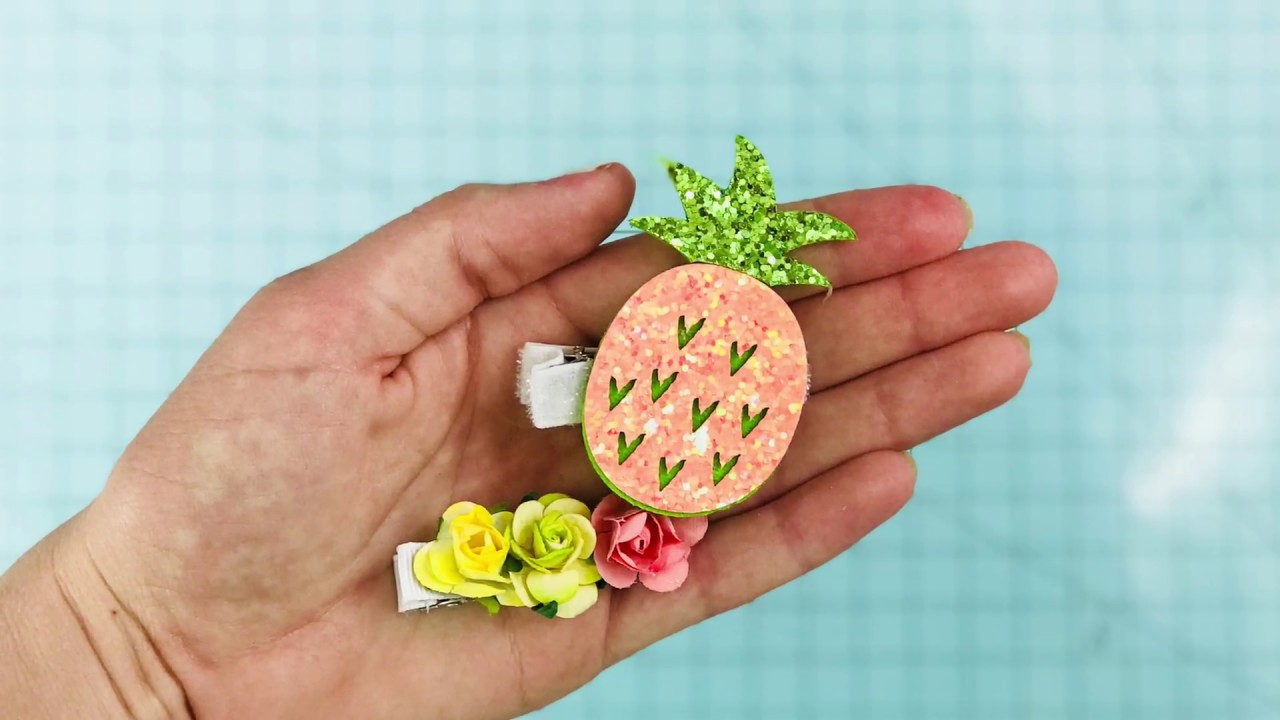 DIY HAIR CLIP TUTORIAL - YouTube