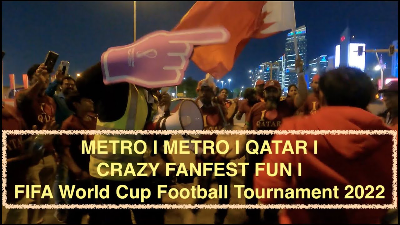 METRO I METRO I CRAZY FUN MOMENTS I FIFA FAN FEST I World Cup Football ...