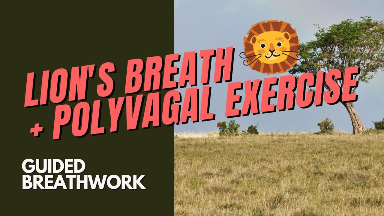 5 MIN Lion's Breath | Guided Breathing Exercise | Inner Power ...