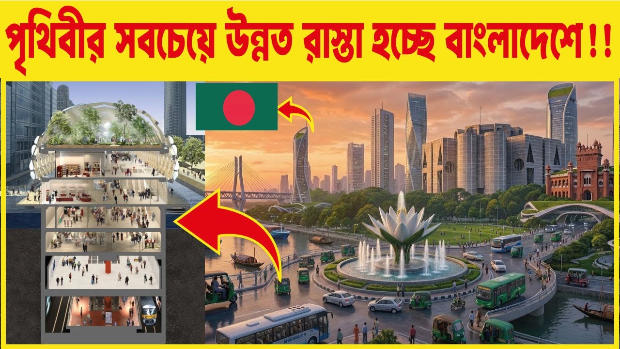 Future Roads of Bangladesh 2050 | Smart & Next-Gen Infrastructure - YouTube