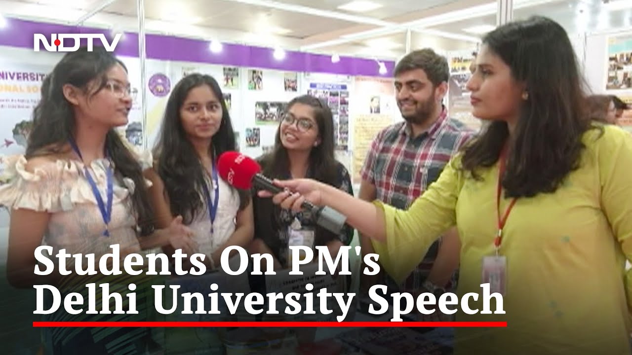 Students On How PM Modi's Delhi University Speech "Resonated" With Them ...