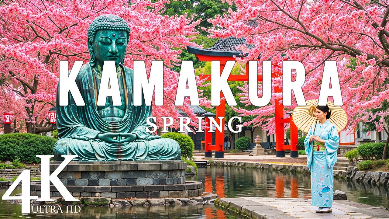 Spring Kamakura 4K, Japan 🌸 – Wandering Through Hasedera Temple & the ...