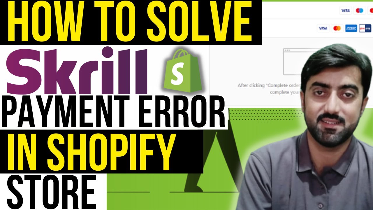 How to Solve Skrill Payment Gateway Error in Shopify | Aslam Dasti - YouTube