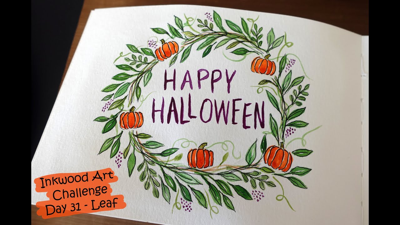 OCTOBER ART CHALLENGE Inkwood Day 31 Leaf YouTube october-art-challenge-inkwood-day-31-leaf-youtube