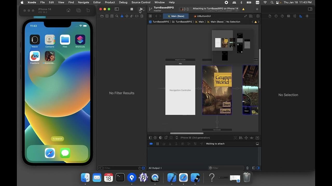 Storyboard UIButtons (pt3) - YouTube