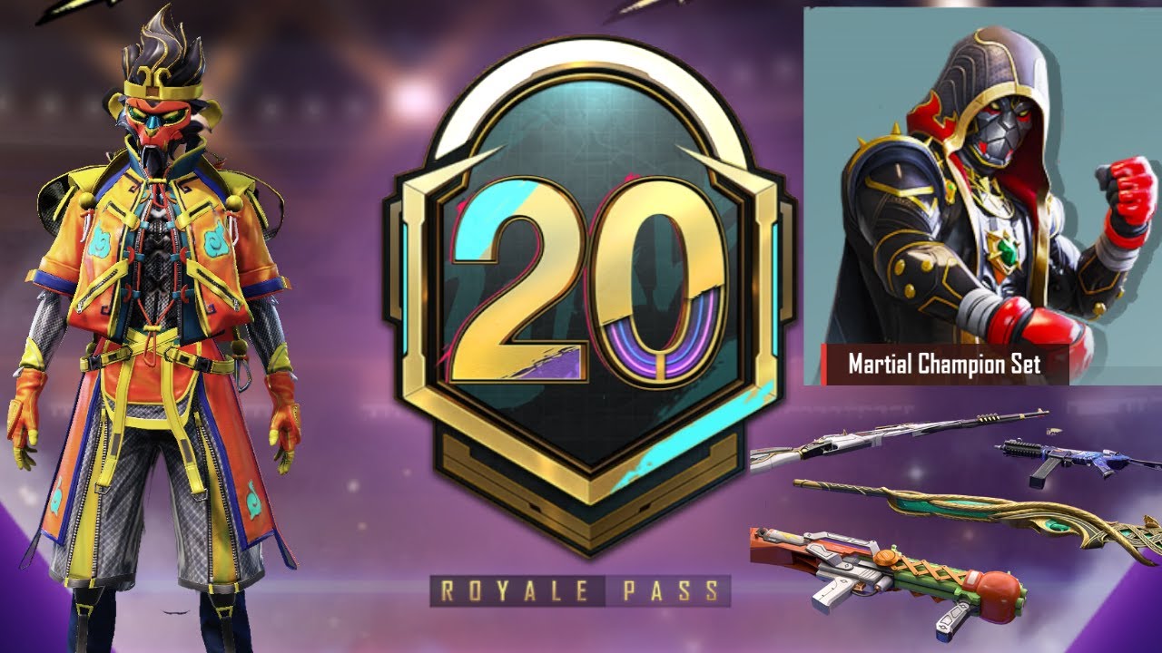 M20 ROYALLPASS 1TO 50 RP MAXXED OUT | 2 MYTHIC OUTFITS | RP 20 REWARDS ...