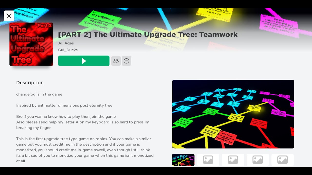 Streaming - Roblox - The ultimate upgrade tree: Teamwork [PART 2] - YouTube