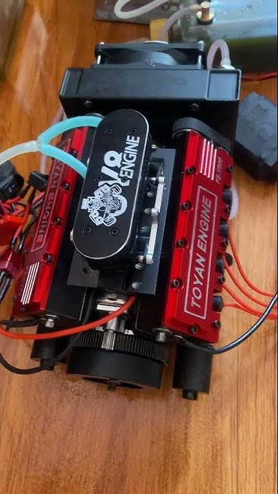 TOYAN V8 Nitro Engine Idle speed is as stable as ever - YouTube