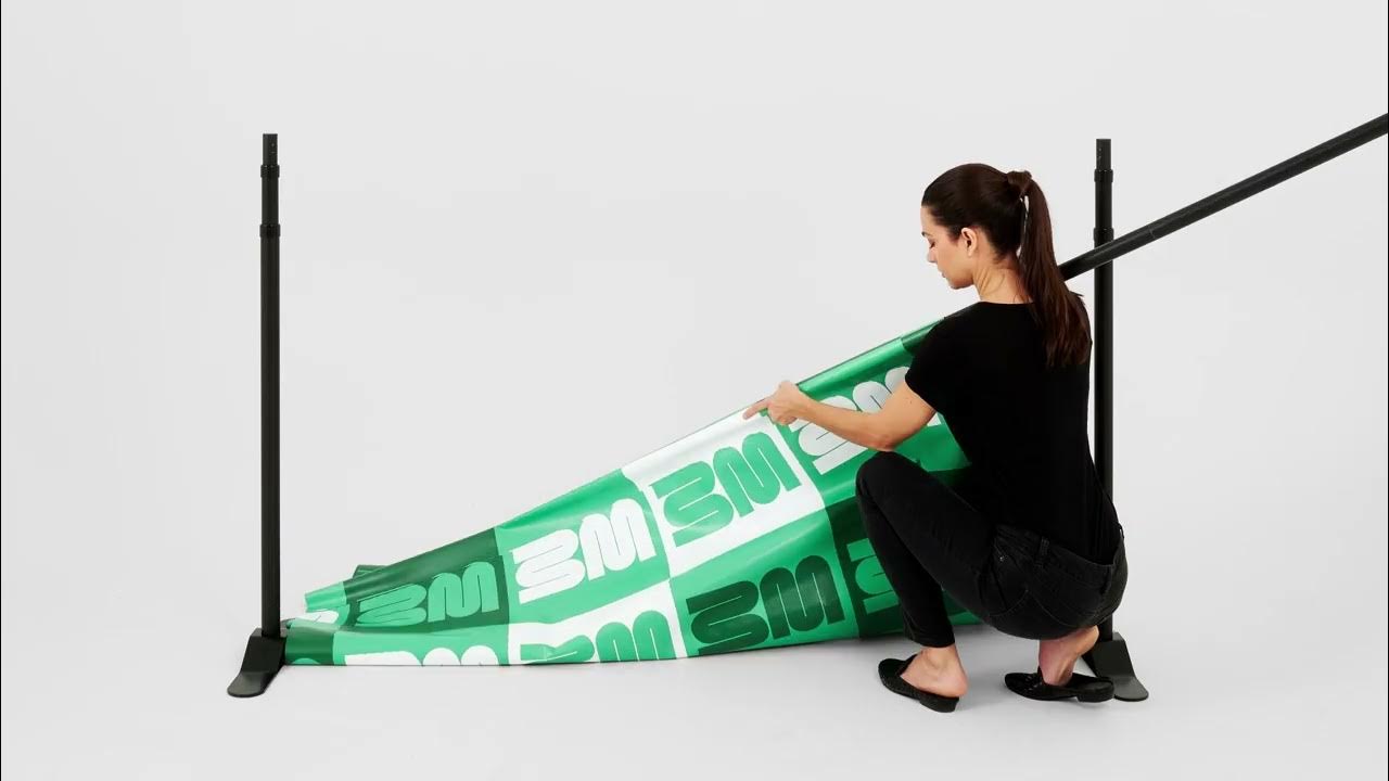 How to install step and repeat banners with ease - YouTube