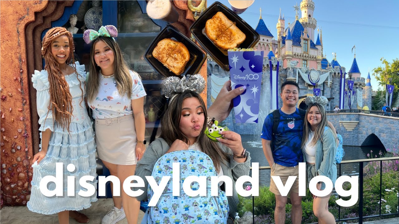 DISNEYLAND VLOG! 💜 (meeting live action ariel, riding a bunch of rides ...