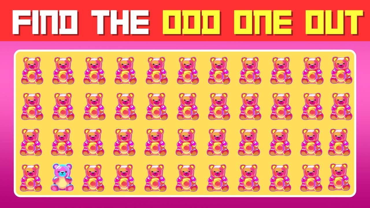 Find The Odd One Out | CANDY EDITION 🍬 - YouTube